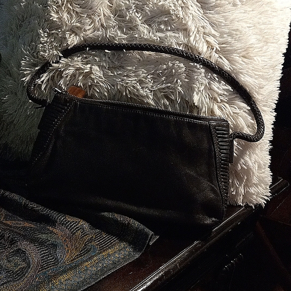 Via Spiga | Bags | Vintage Via Spiga Italian Leather Handbag Braided ...